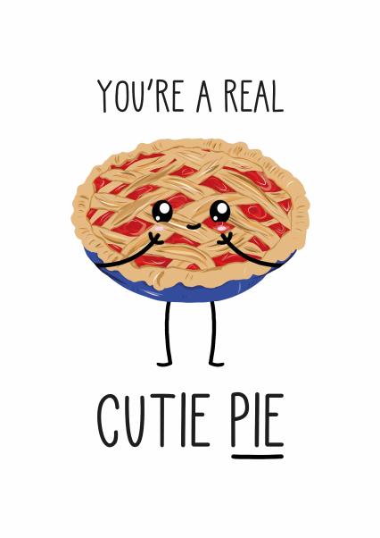 Cute anniversary or valentines day card for significant other - cutie ...