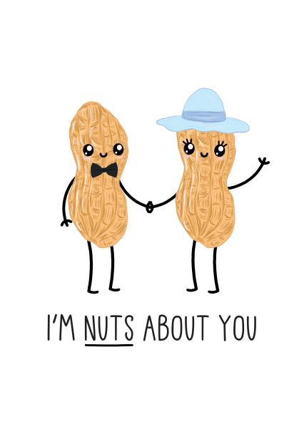 Funny Anniversary/Valentine's Day For Couples Nuts About Each Other ...