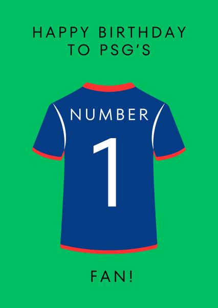 Classic Birthday Card - For Him - PSG Paris Saint-Germain | thortful