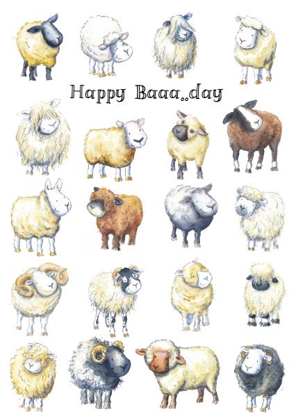 Cute Birthday Card - Sheep Pun | thortful