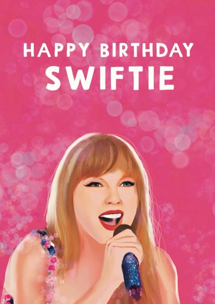 Cute Birthday Card - Taylor Swift - Swiftie | thortful