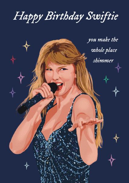 Happy Birthday Swiftie - Taylor Swift Eras Tour Card | thortful