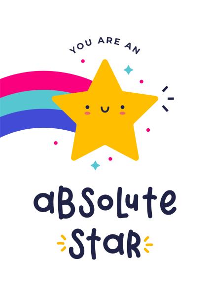 Cute Thank You Card - Absolute Star | thortful
