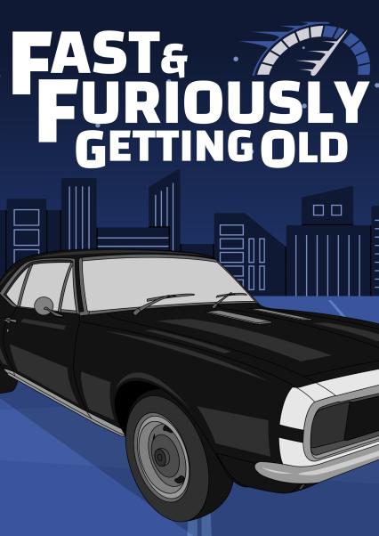 Funny Birthday Card - For Him - Fast & Furiously Getting Old | thortful