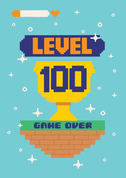 Fun 100th Birthday Card - For Him - Gaming | thortful