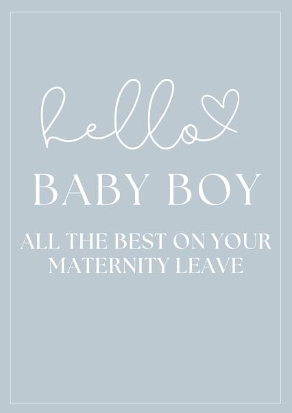 Cute maternity leave - expectant mother - maternity leave - baby boy ...