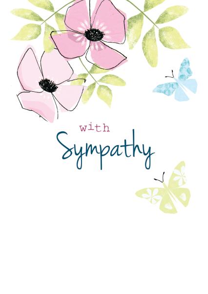 Modern Sympathy card | thortful