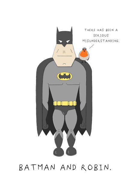 Funny Birthday Card - Batman And Robin - Silly Joke | thortful