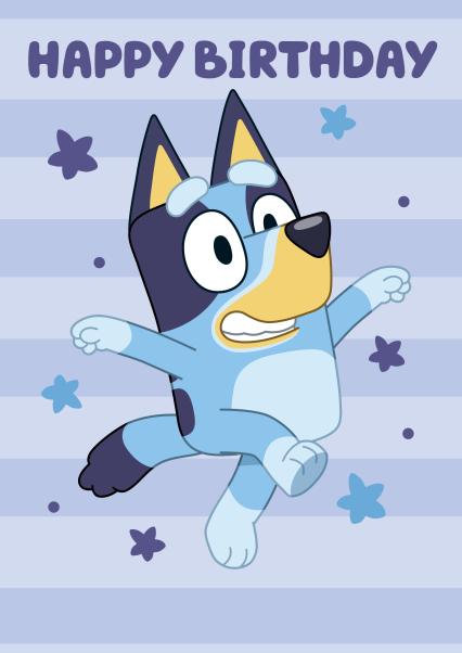 Cute Fun Bluey Themed Birthday Card – Kids Birthday – Child | thortful