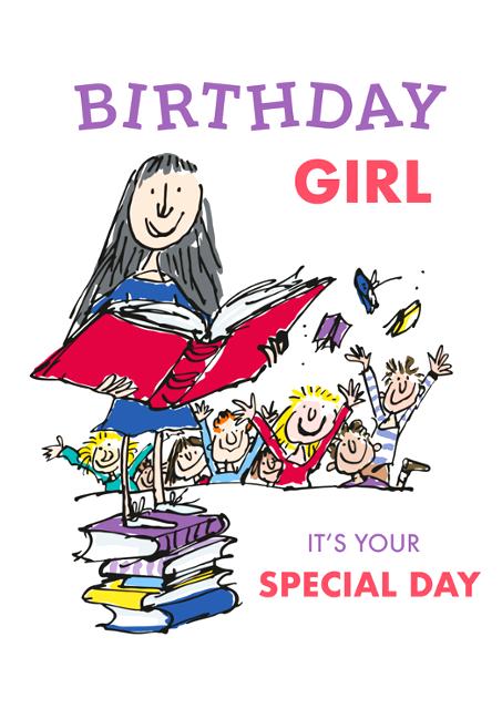 Matilda Birthday Card for Girls – Celebrate Her Special Day | thortful