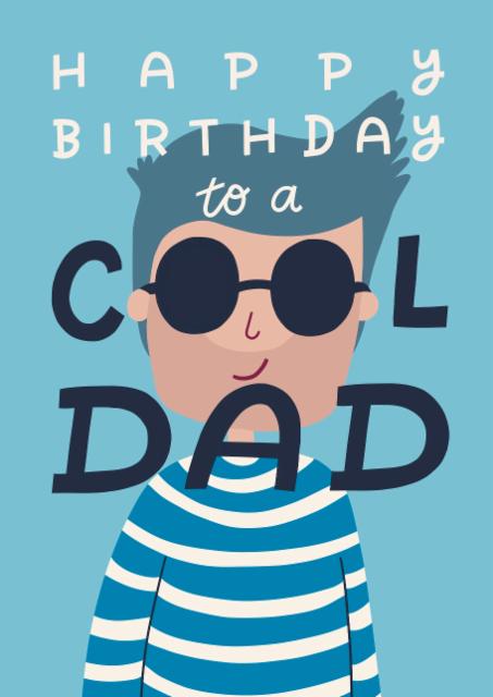 Cute Birthday Card - Cool Dad | thortful