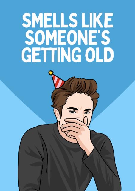 Funny Birthday Card - Edward Cullen Twilight Saga - Smells | thortful
