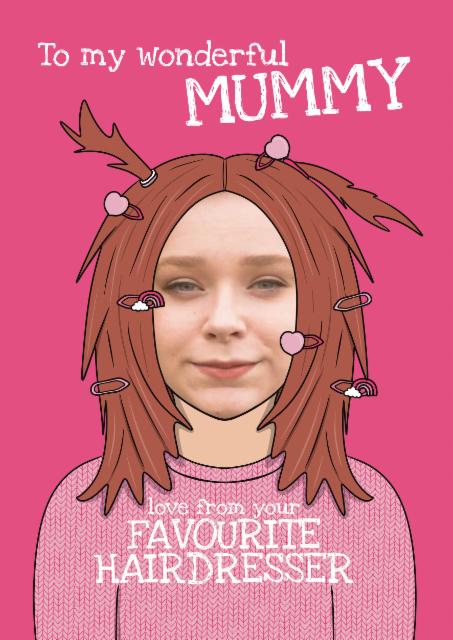 Funny Birthday Card - Mum's Favourite Hairdresser | thortful