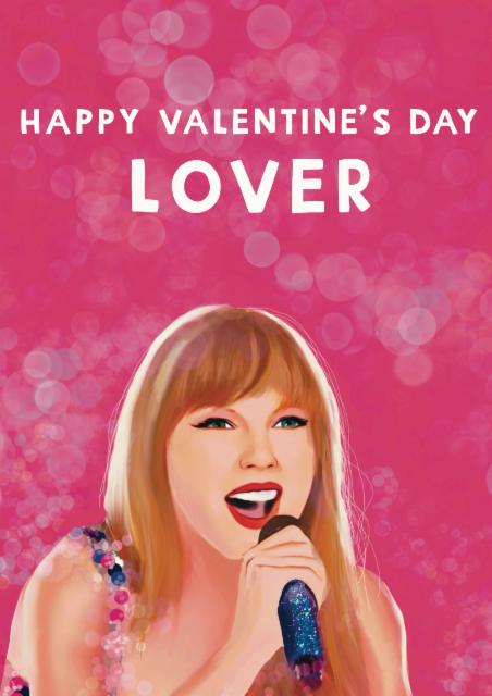 Cute Valentine Card - Taylor Swift - Swiftie | thortful
