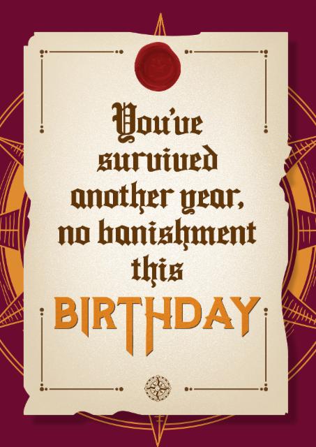 Funny Birthday Card - The Traitors - Survived Another Year | thortful