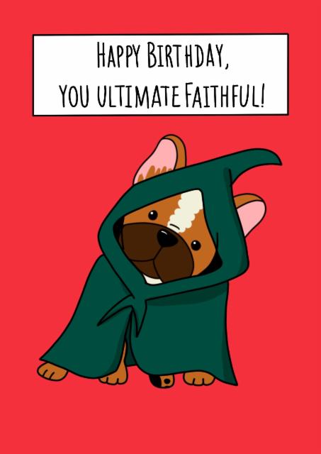 Cute Birthday Card - The Traitors - Ultimate Faithful | thortful