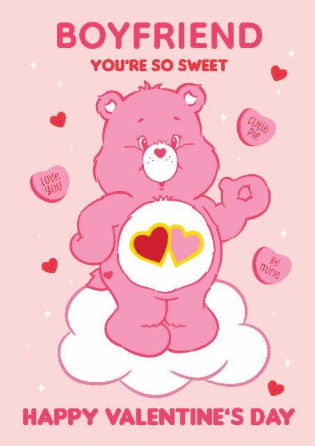 Care Bears Valentine’s Day Card For Boyfriend - Sweet And Adorable ...