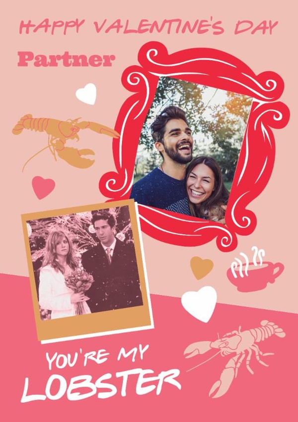 Personalised Friends-Inspired Valentine’s Day Photo Card for Partner ...