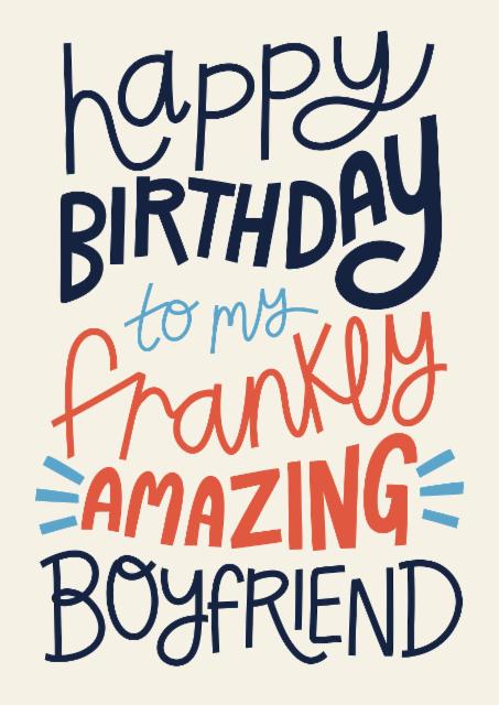 Classic Birthday Card - Amazing Boyfriend | thortful