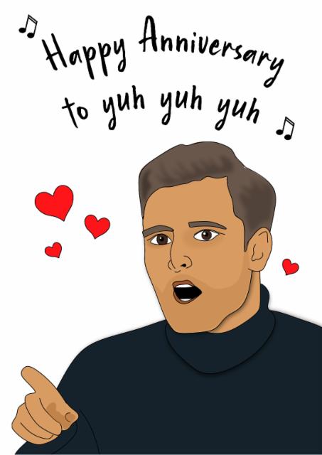 Alexander from The Traitors Funny Anniversary Card | thortful