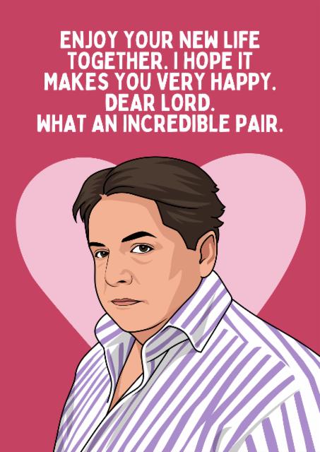 Funny Wedding/Engagement Card - Peter Marsh Meme - Incredible Pair ...