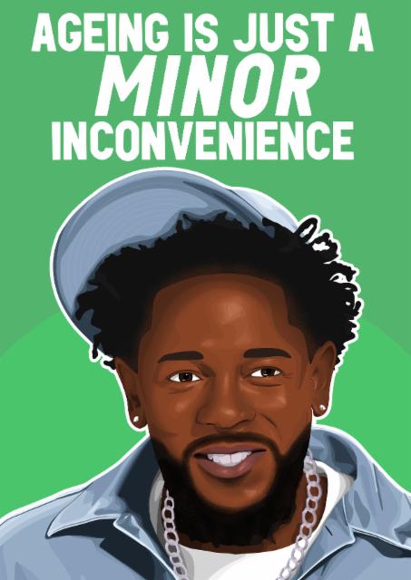 Funny Birthday Card - Kendrick Lamar - A Minor Inconvenience | thortful