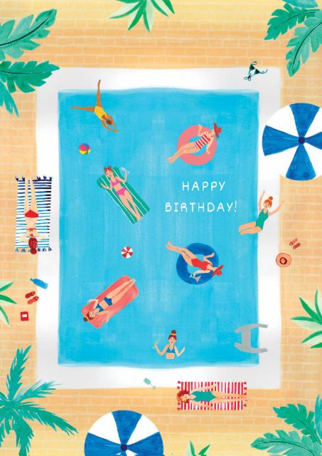 Fun Birthday Card - Pool Party | thortful