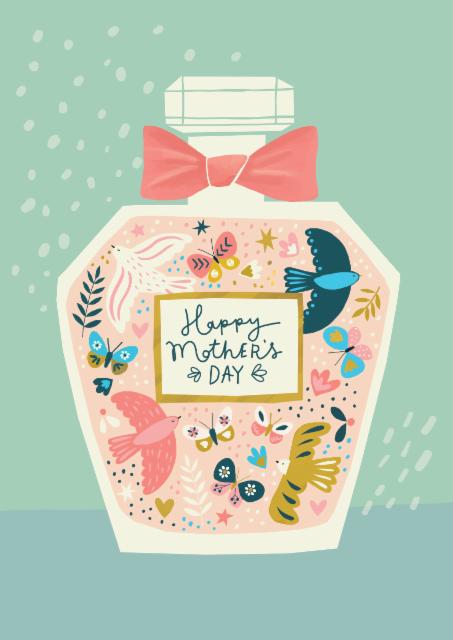 Beautiful Mother's Day Card - Perfume Bottle | thortful