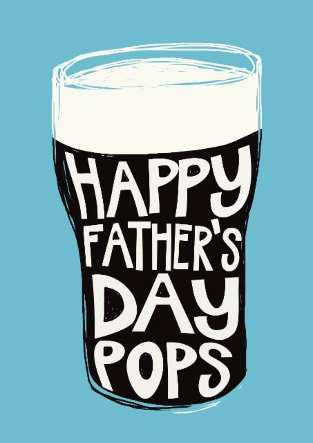 Classic Father's Day Card - Pops - Guinness | thortful