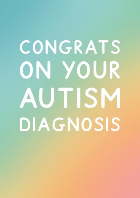 Fun Congratulations Card - Autism Diagnosis - Rainbow | thortful