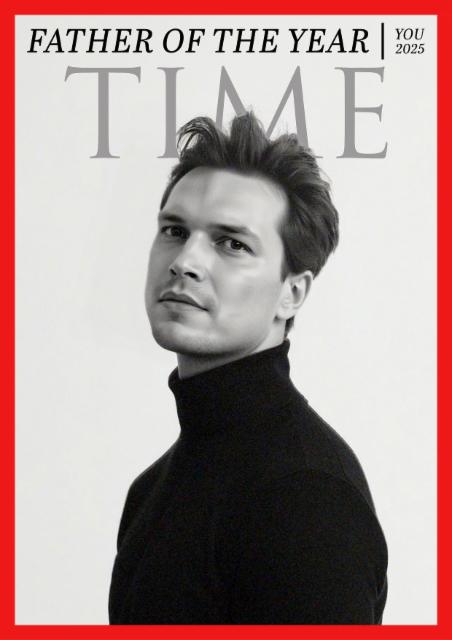 Funny Father's Day Card - Time Magazine Cover - Dad Of The Year | thortful