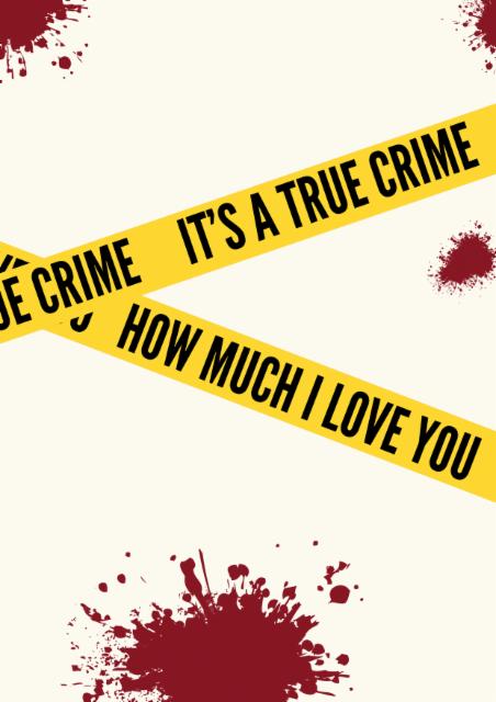 Funny true crime card for birthday or anniversary - I love you - crime ...