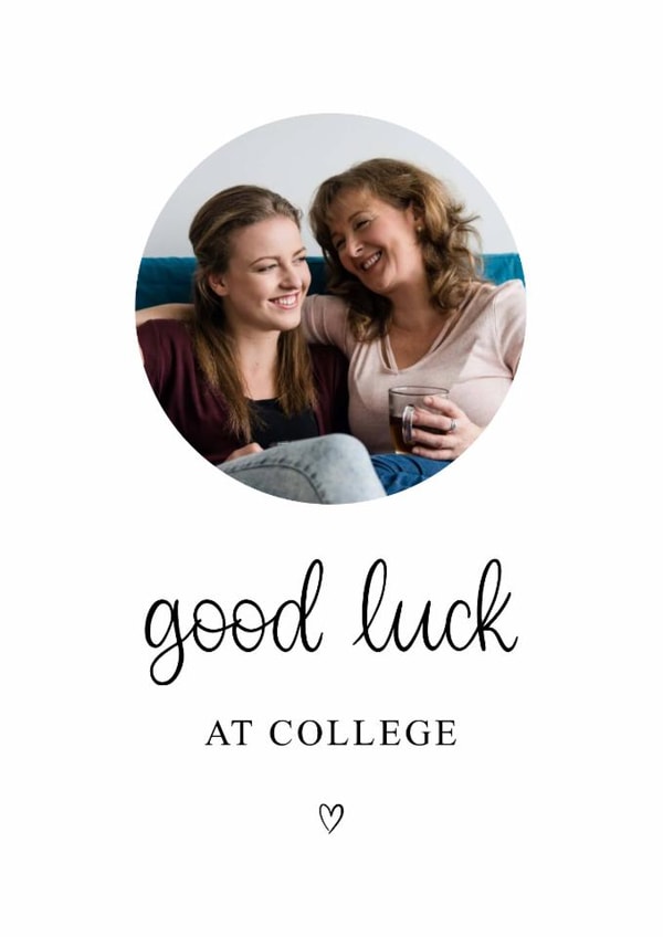 Classic Good Luck Card - College | thortful