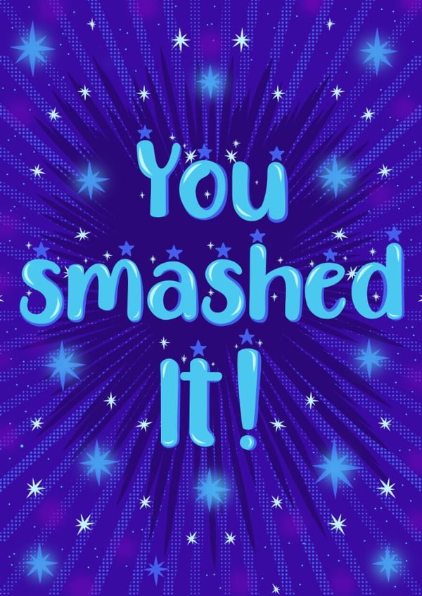 Classic Congratulations Card - You Smashed It | thortful