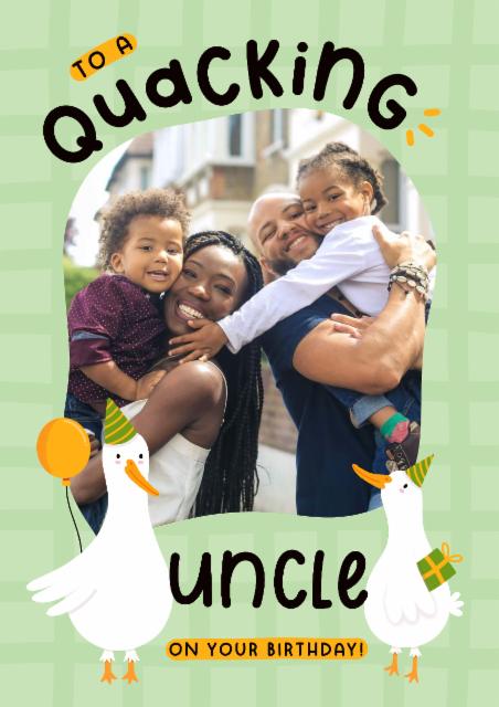 Cute Birthday Card - For Uncle - Ducks | thortful