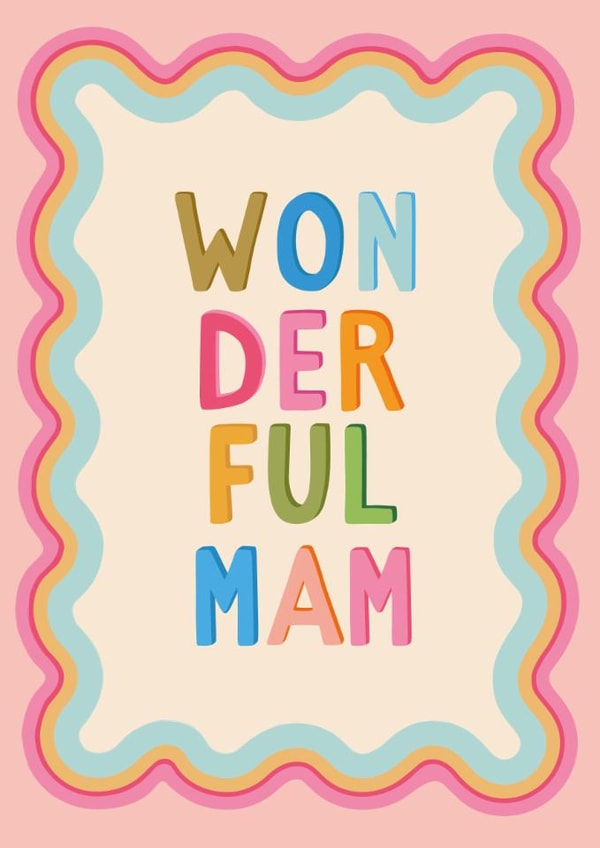 Classic Mother's Day Card - Wonderful Mam | thortful