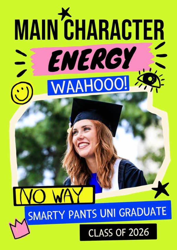 Classic Graduation Card - Smarty Pants - Class Of 2026 | thortful